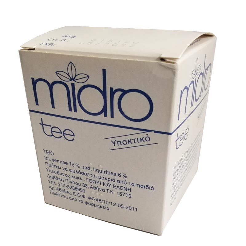 MIDRO TEA,Φυσικό υπακτικό που τονώνει την λειτουργία του εντέρου | Real ...