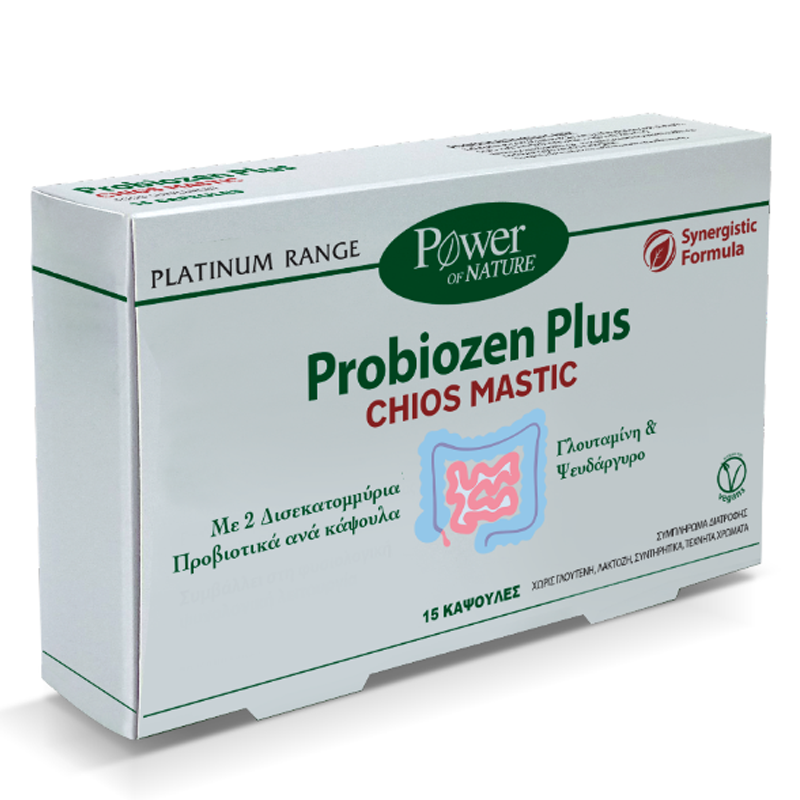 Power Of Nature Platinum Range Probiozen Plus Chios Mastic 15 caps ...